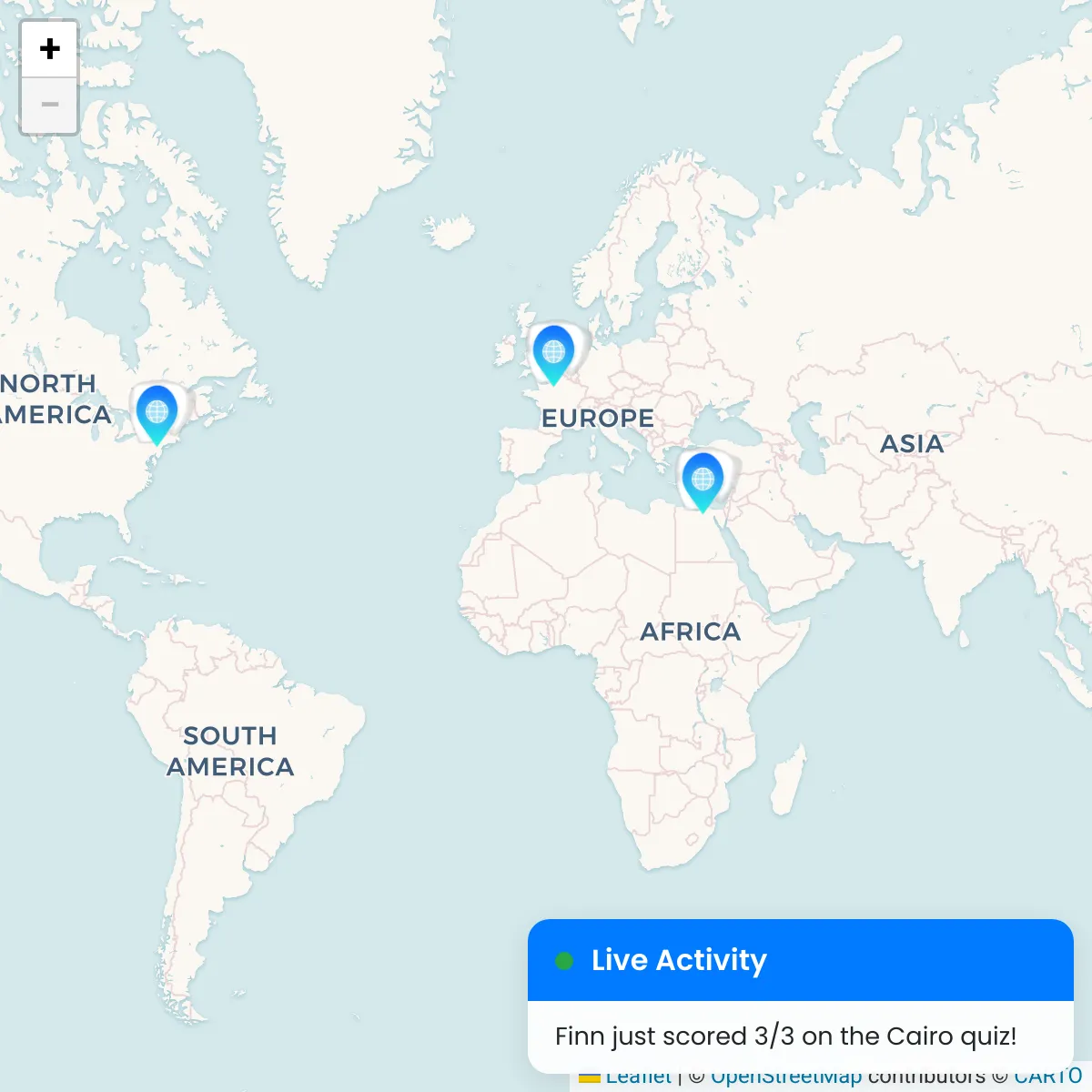 GeoQuiz - Interactive Map Quizzes
