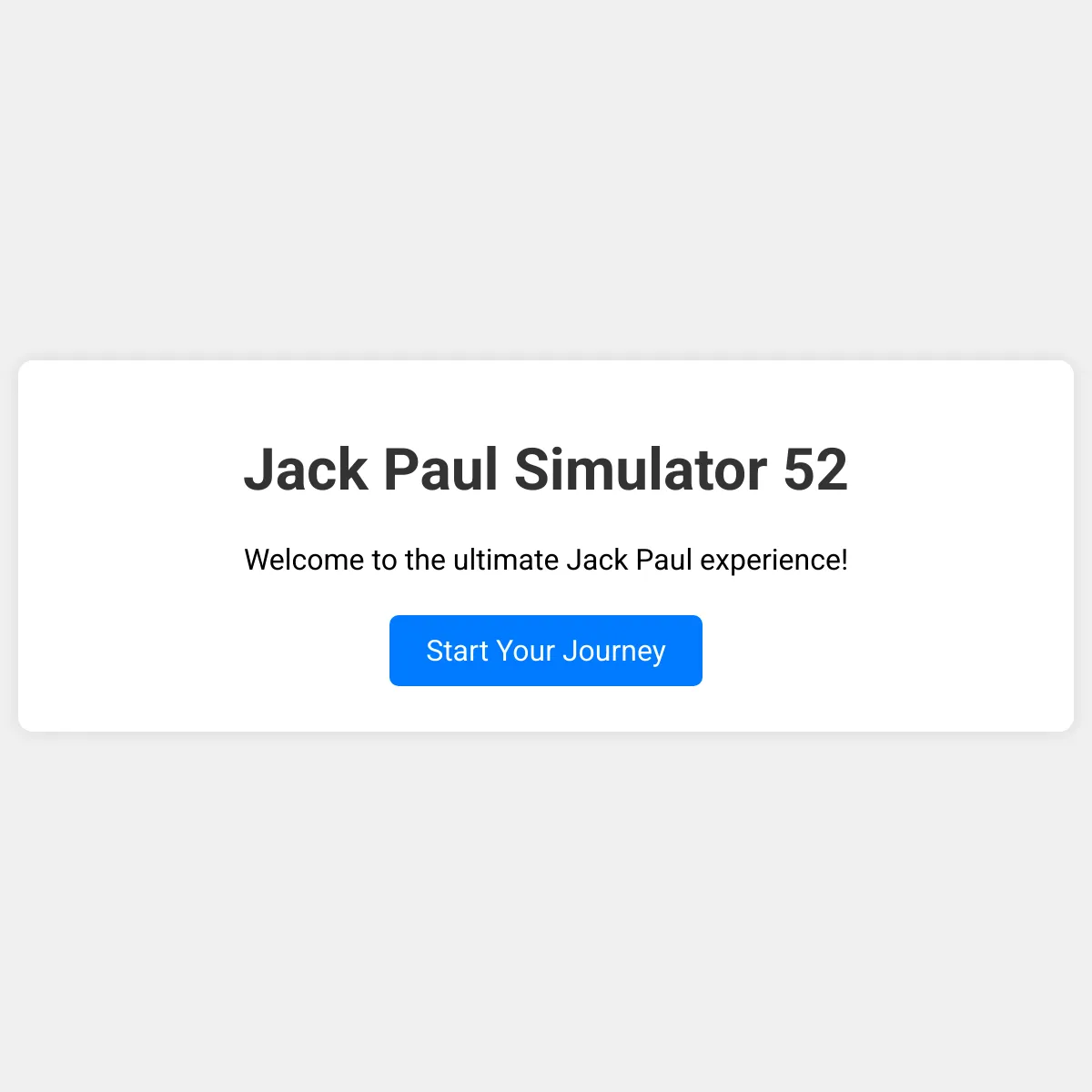 Jack Paul Simulator 52