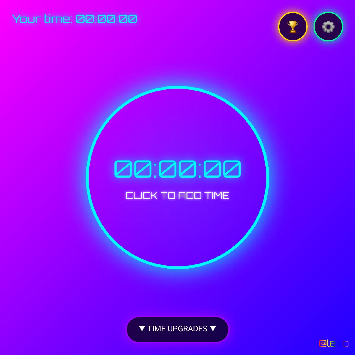 [HOT] NEON TIME CLICKER (LEADERBOARDS)