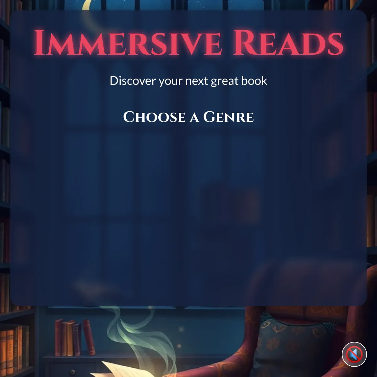 Immersive Book Recommendations