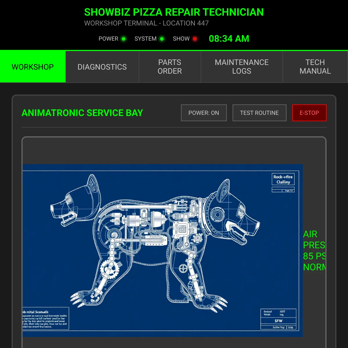 ShowBiz Pizza Repair Technician