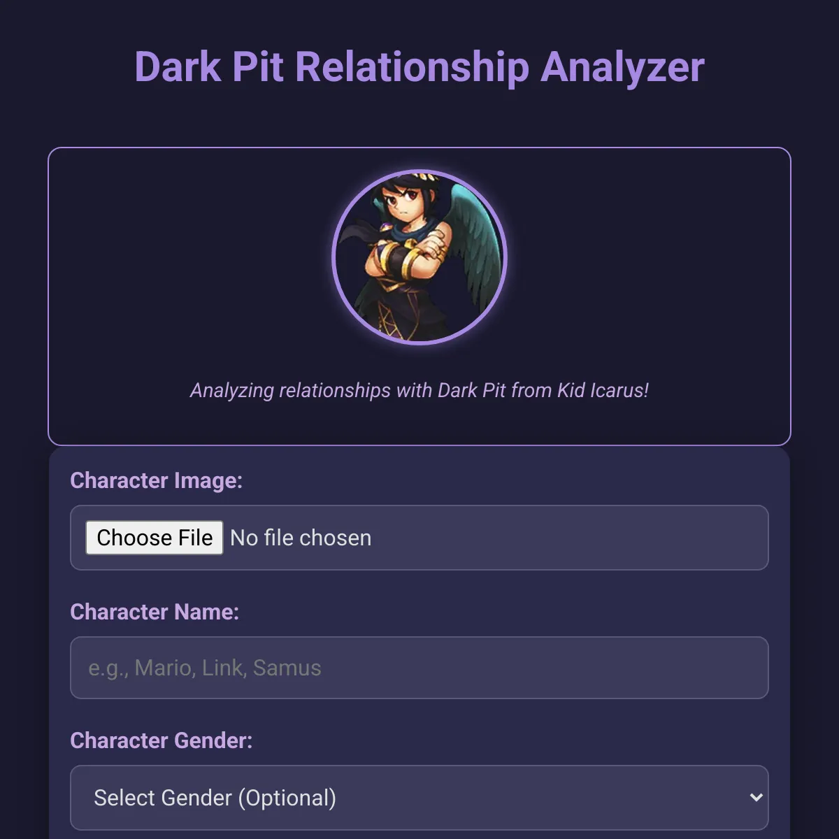 Dark Pit Relationship Analyzer