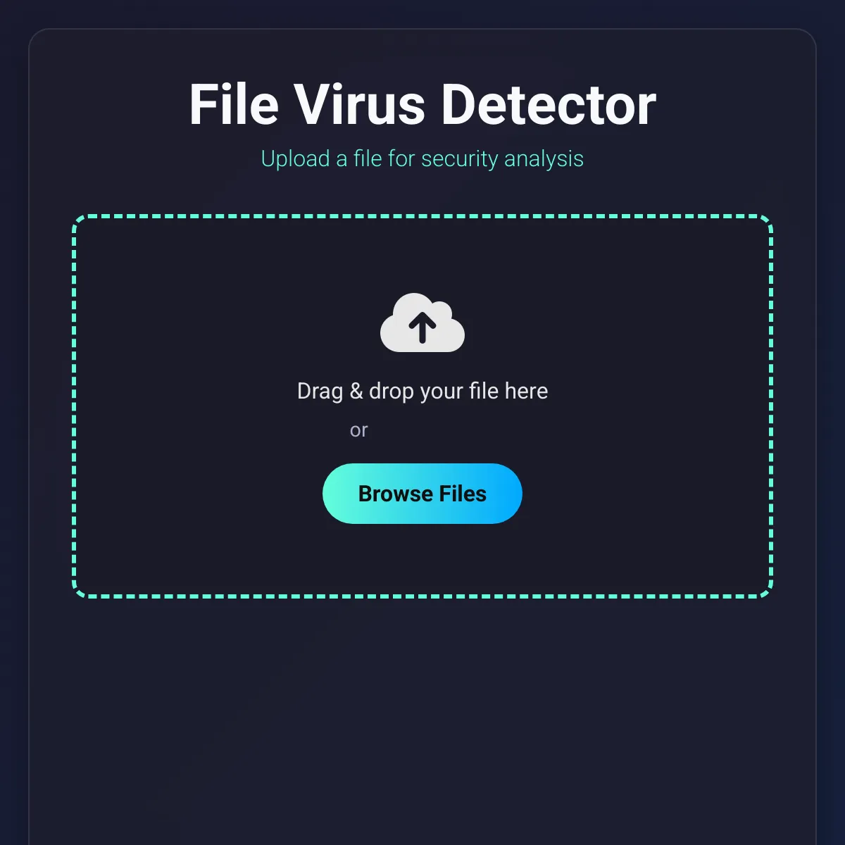 File Virus Detector