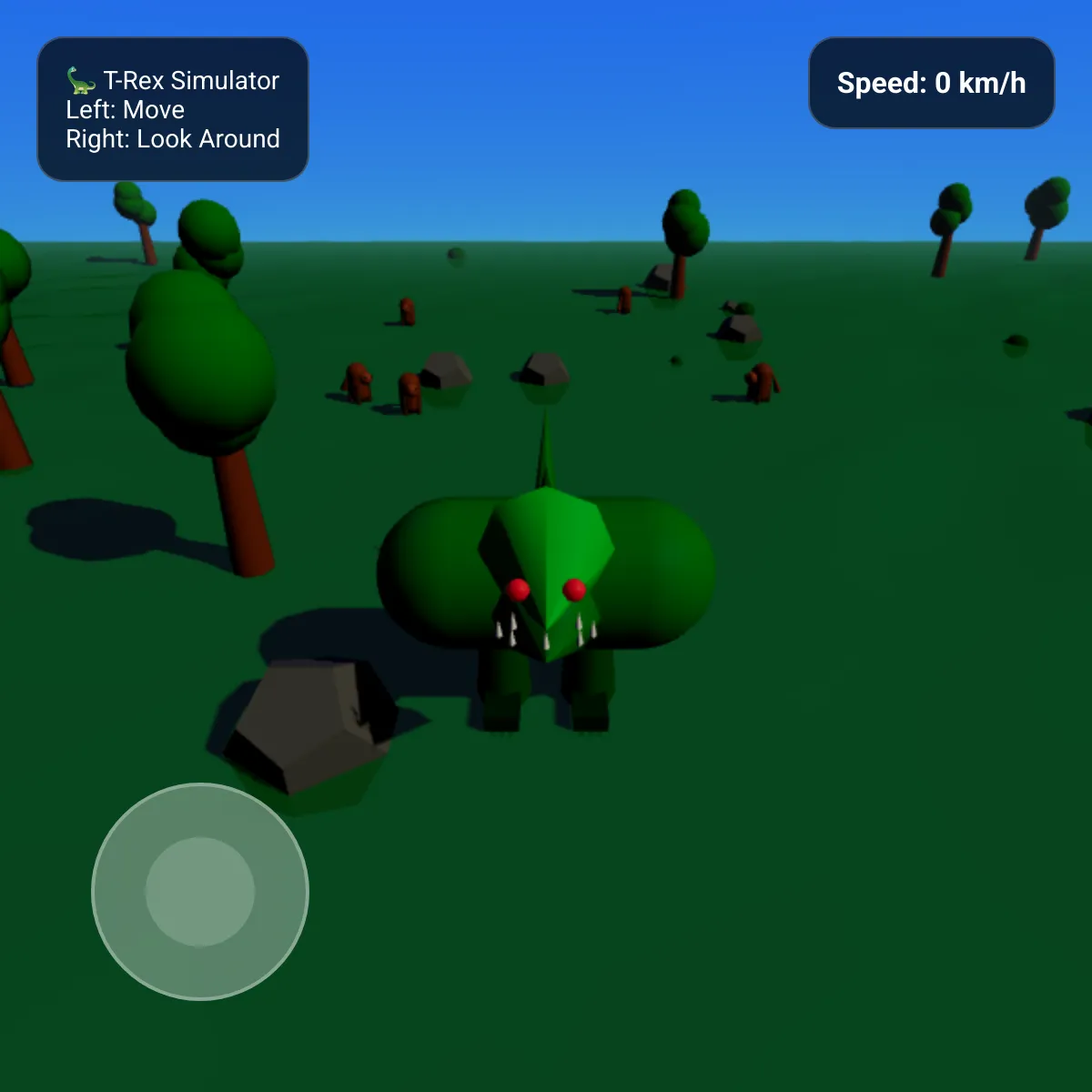 T-Rex 3D Walking Simulator