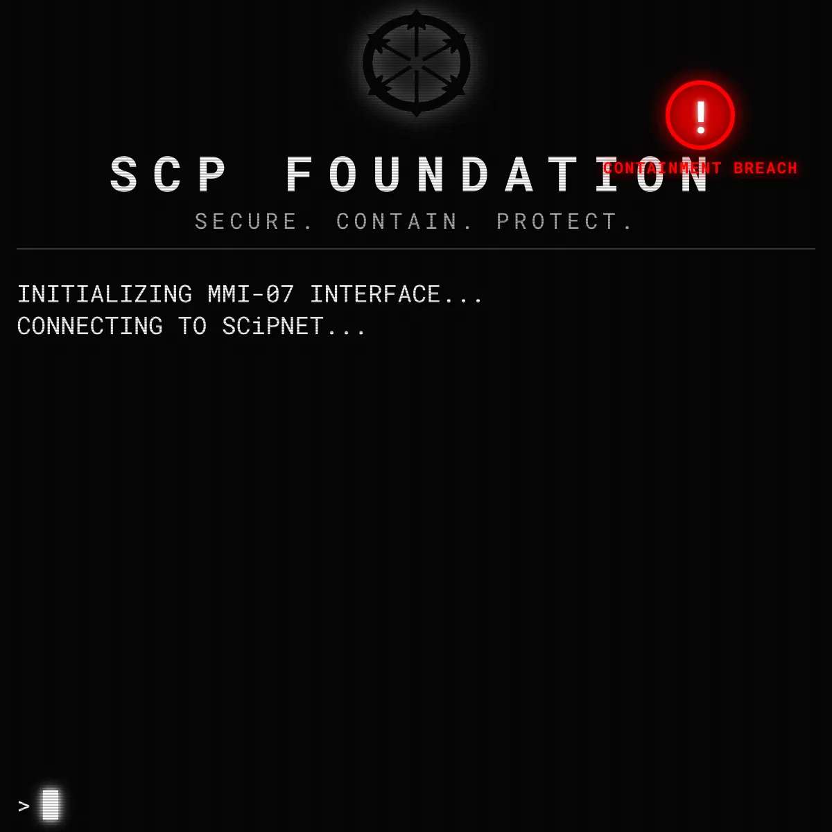 SCP FOUNDATION TERMINAL