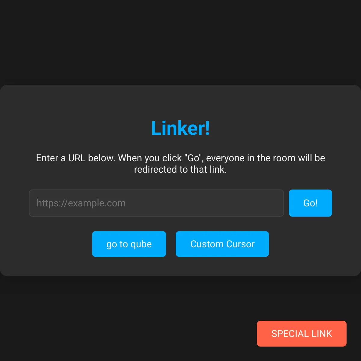 Linker: Send people to links!