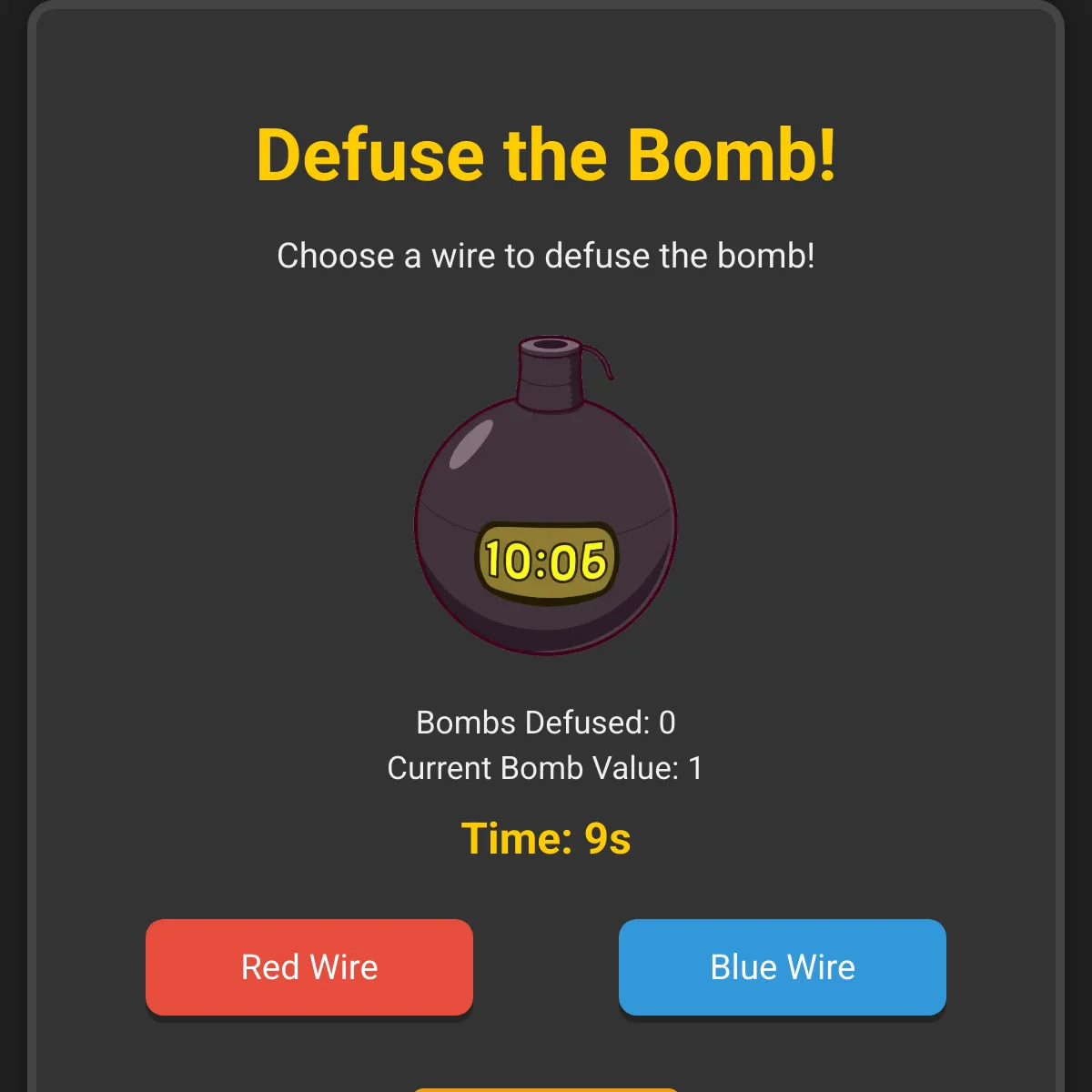 Defuse the Bomb!