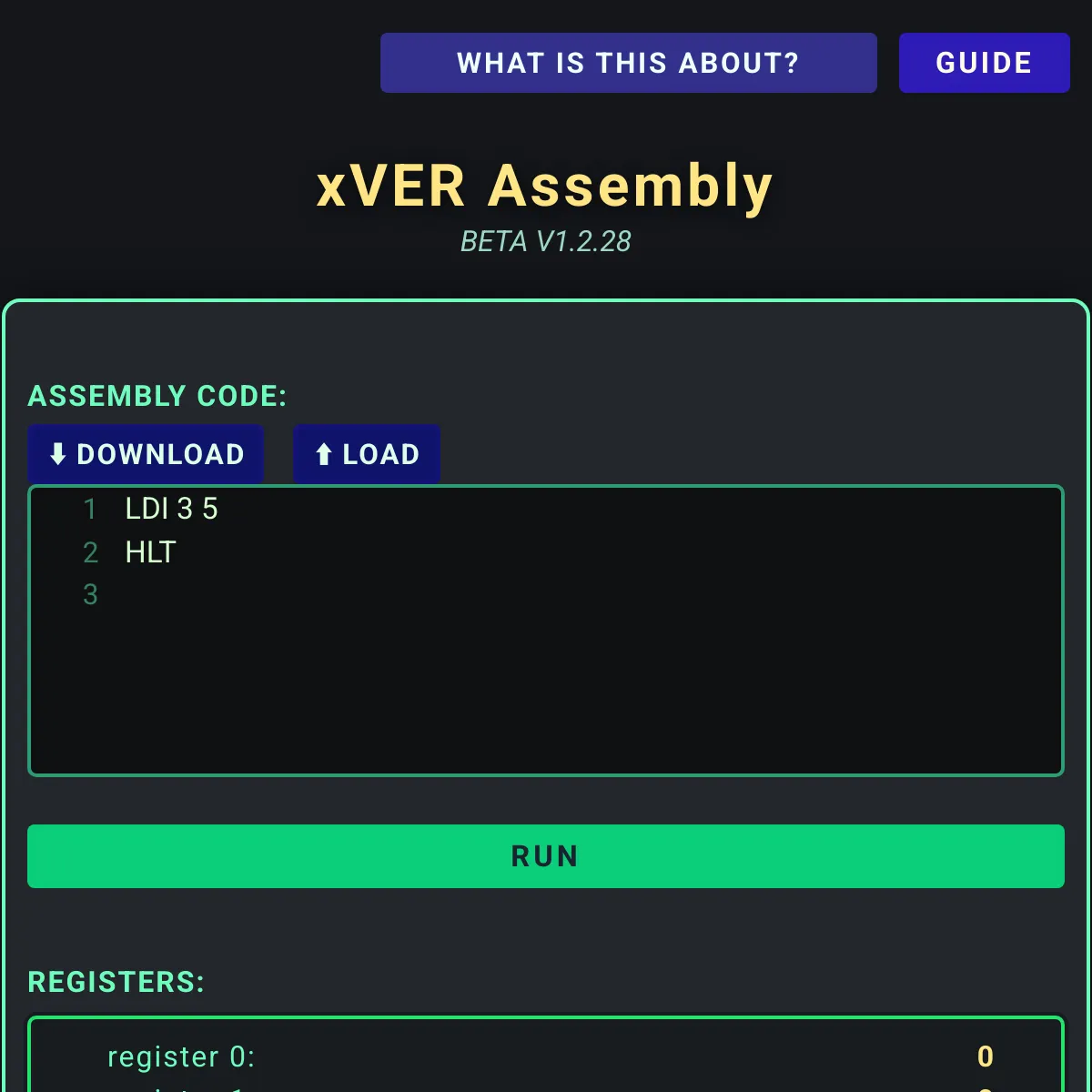 xVER assembly (work in progress)