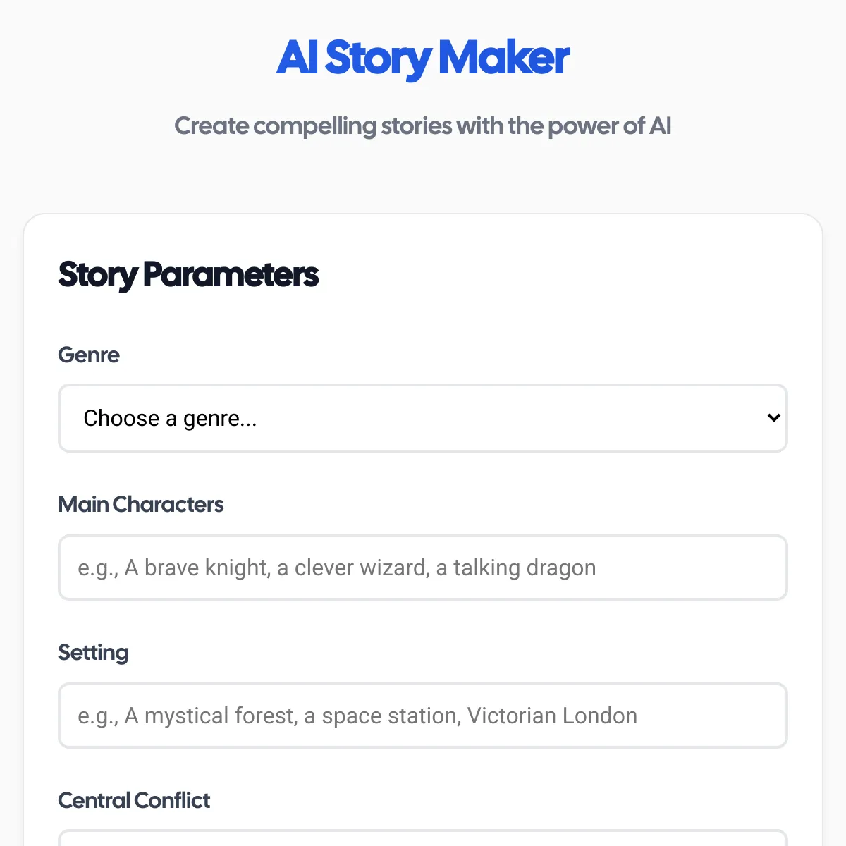 AI Story Maker