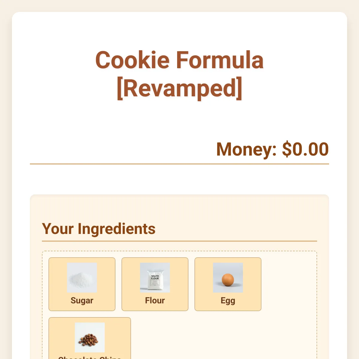 Cookie Formula [Revamped]