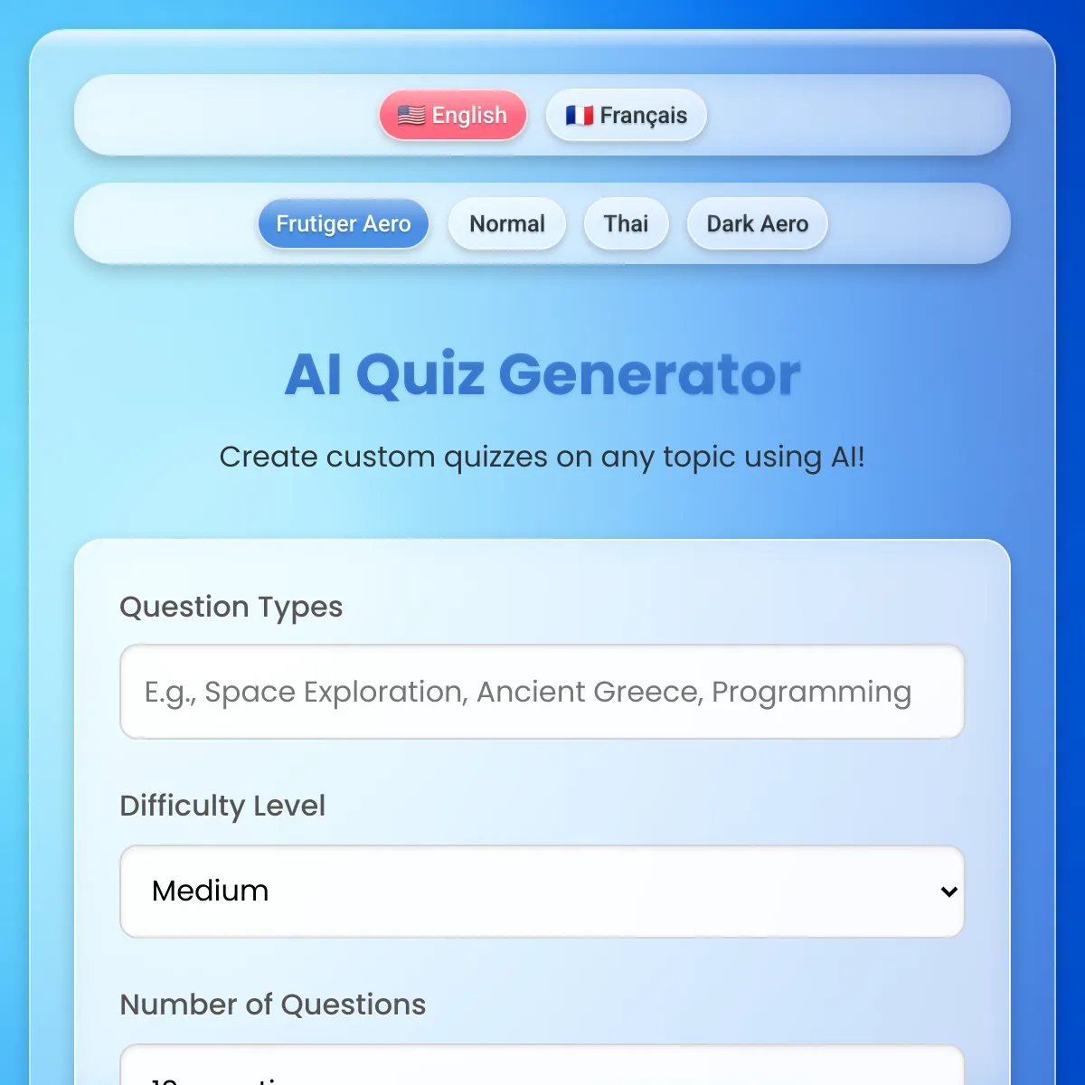 AI Quiz Generator
