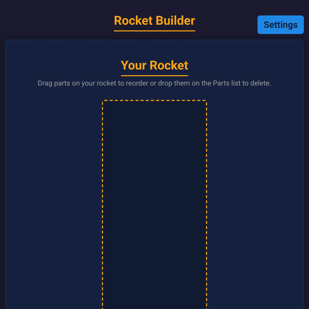 Rocket Builder wip