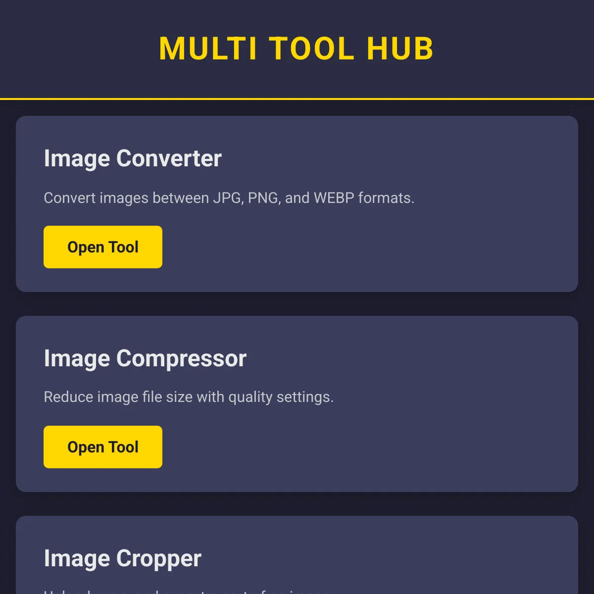 Multi Tool Hub