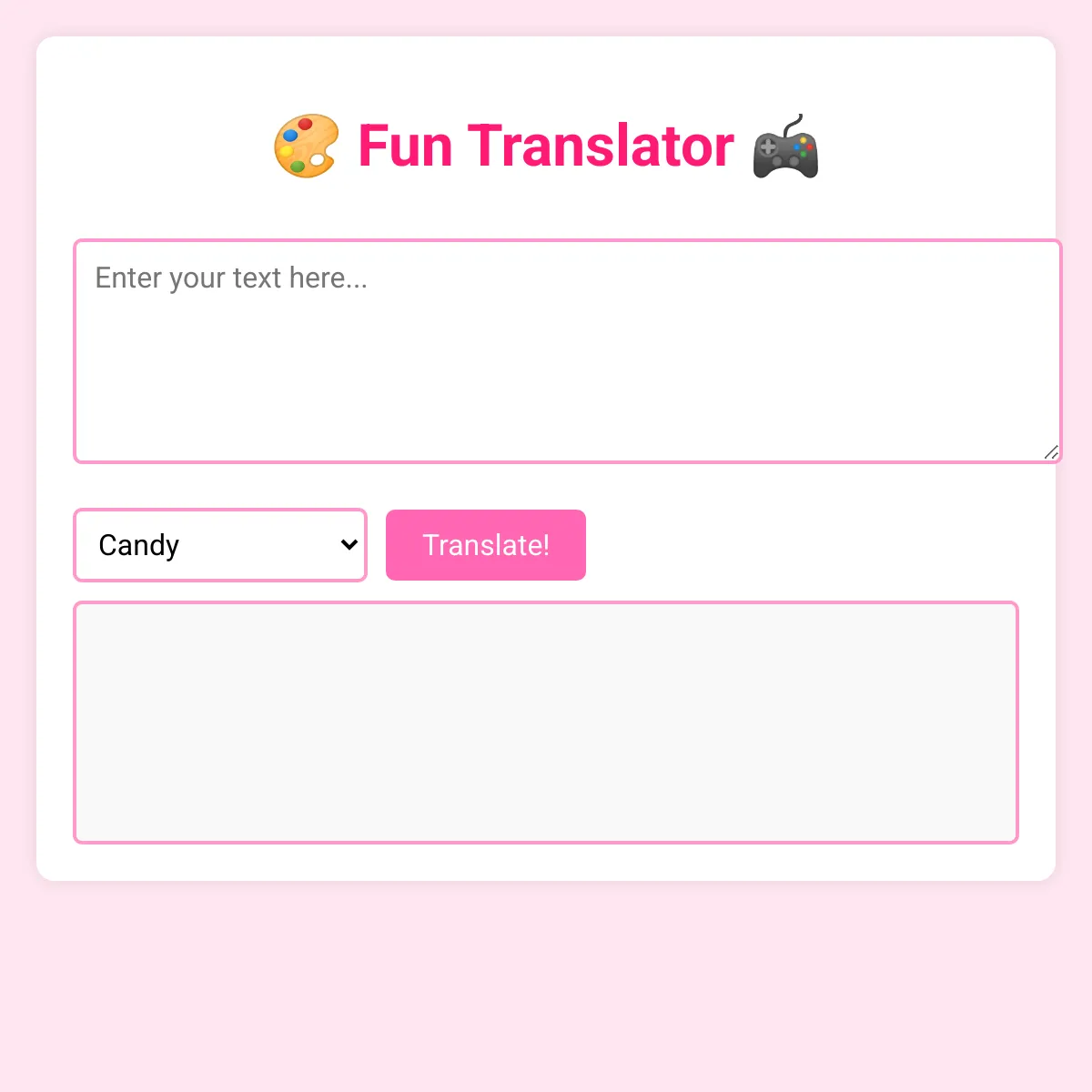 Fun Translator