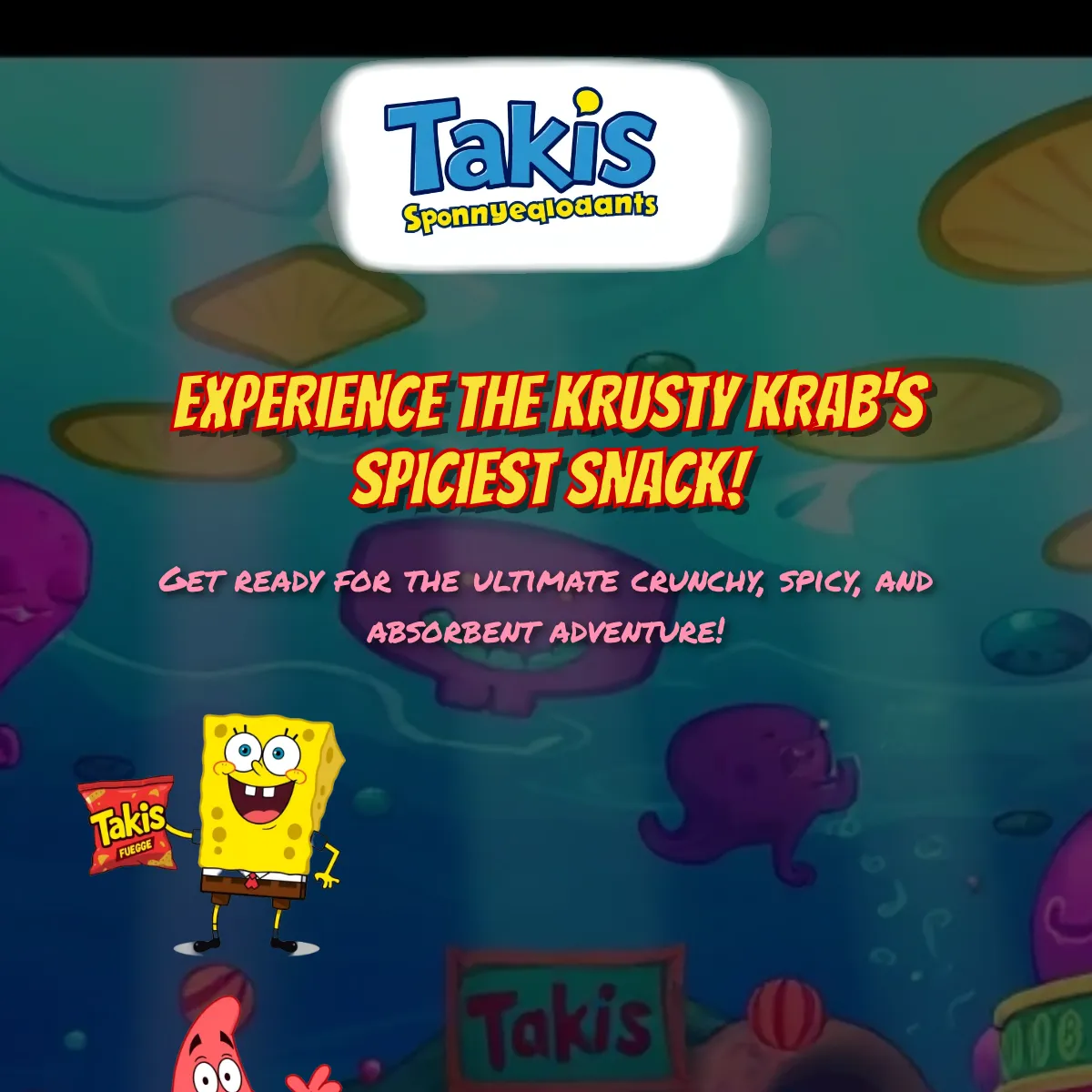 Takis X Spongebob squarepants