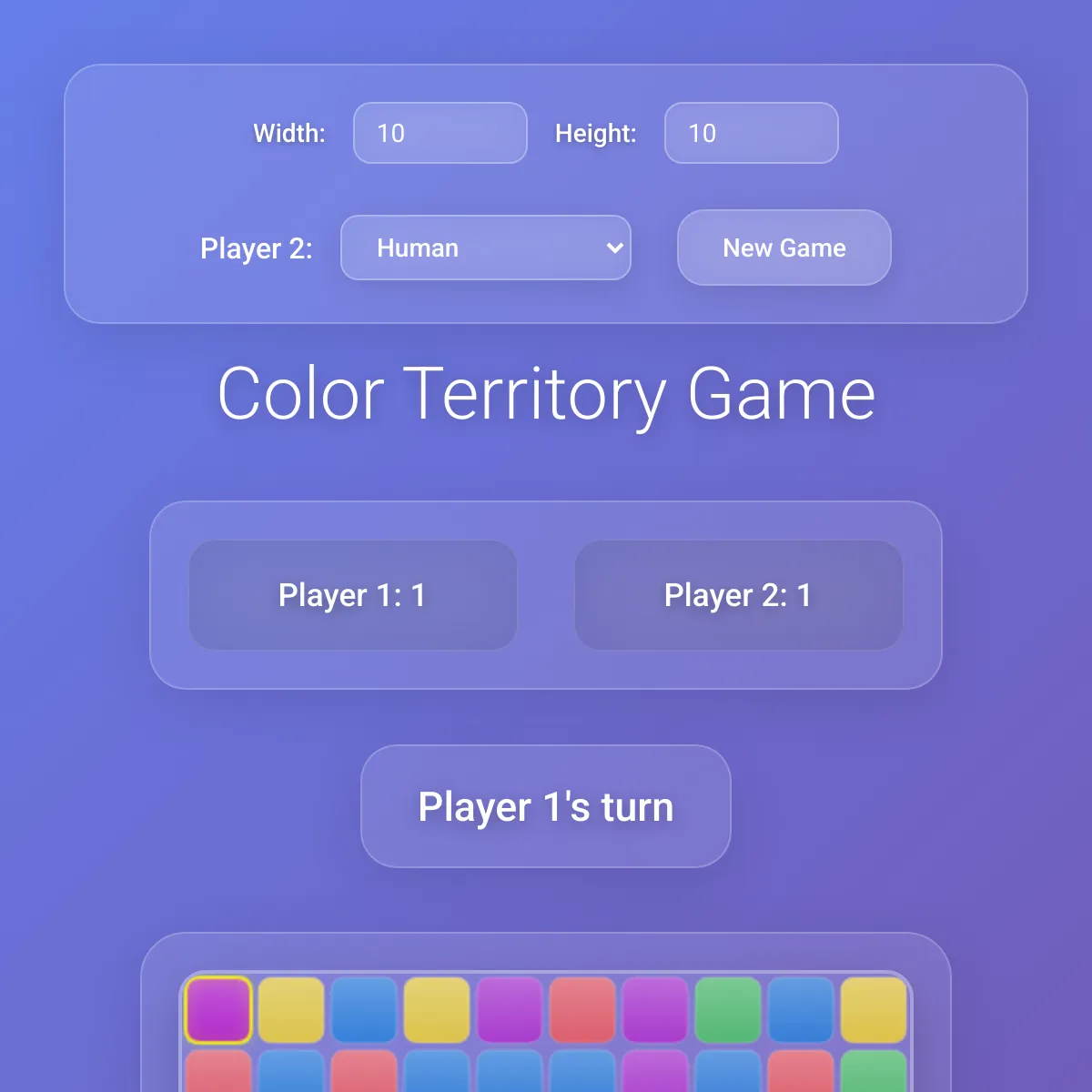 Color Territory Game