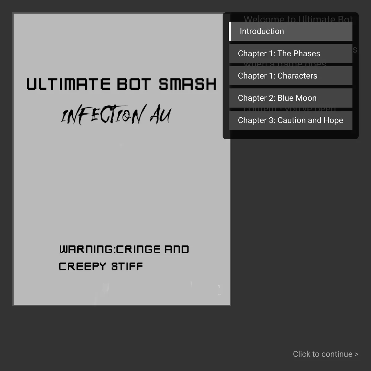 Ultimate Bot Smash - Infection AU