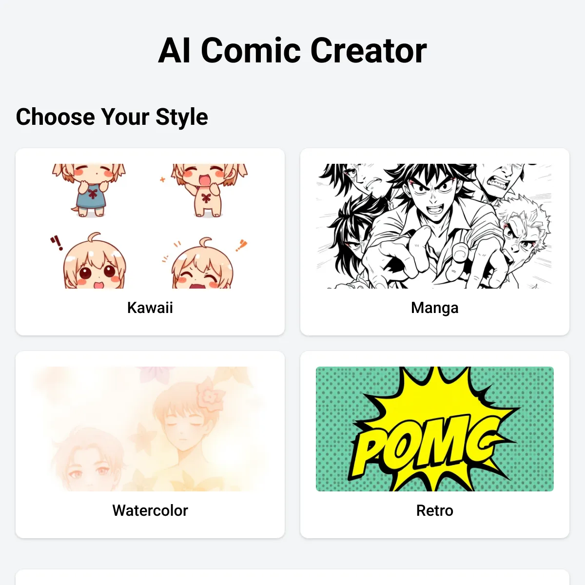 AI Comic Creator