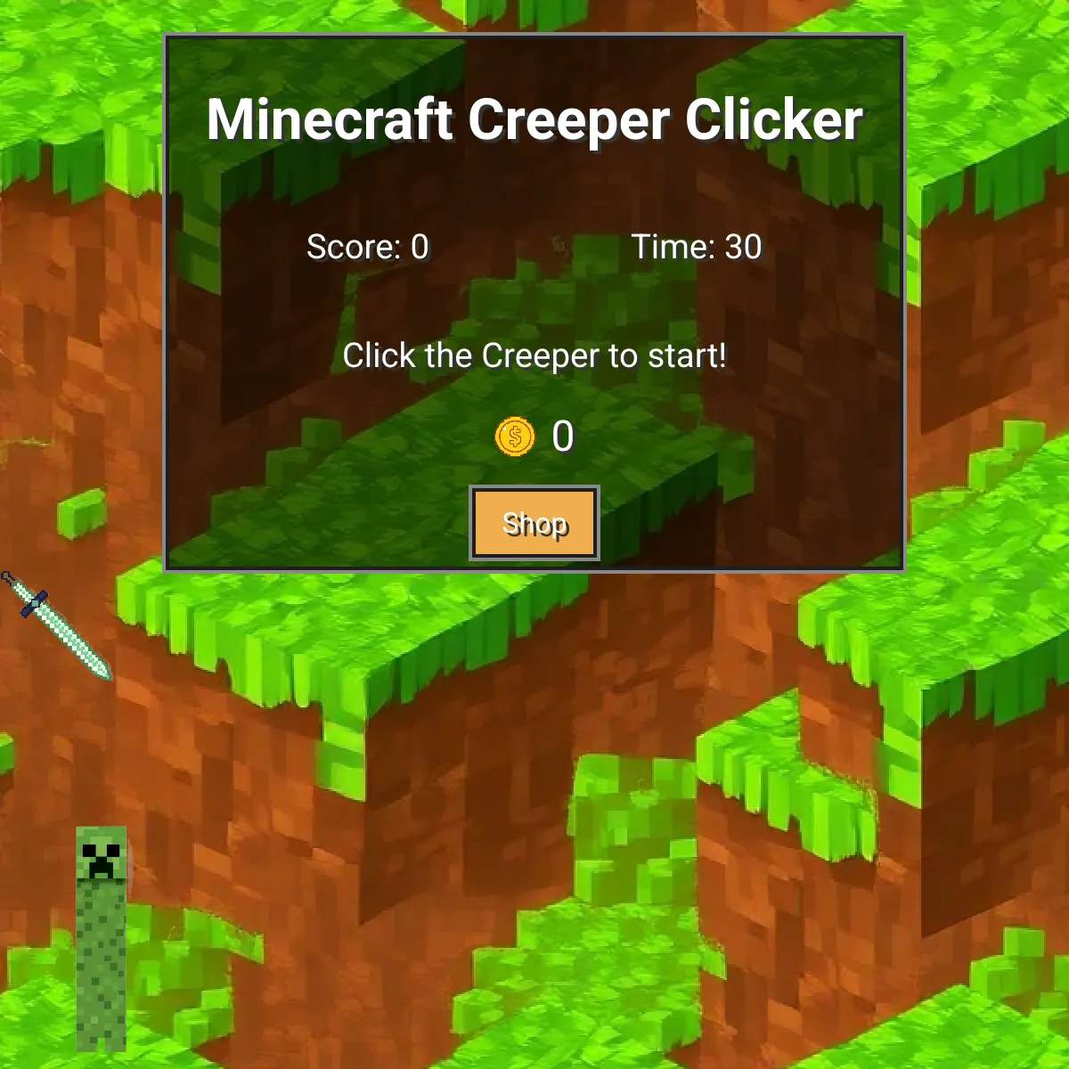 Minecraft Creeper Clicker