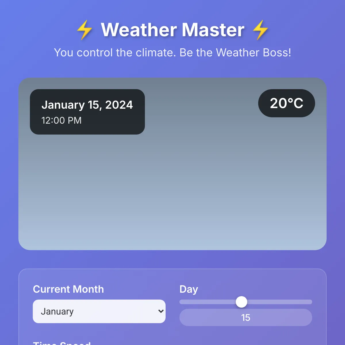 Weather Master: The Ultimate Climate Controller