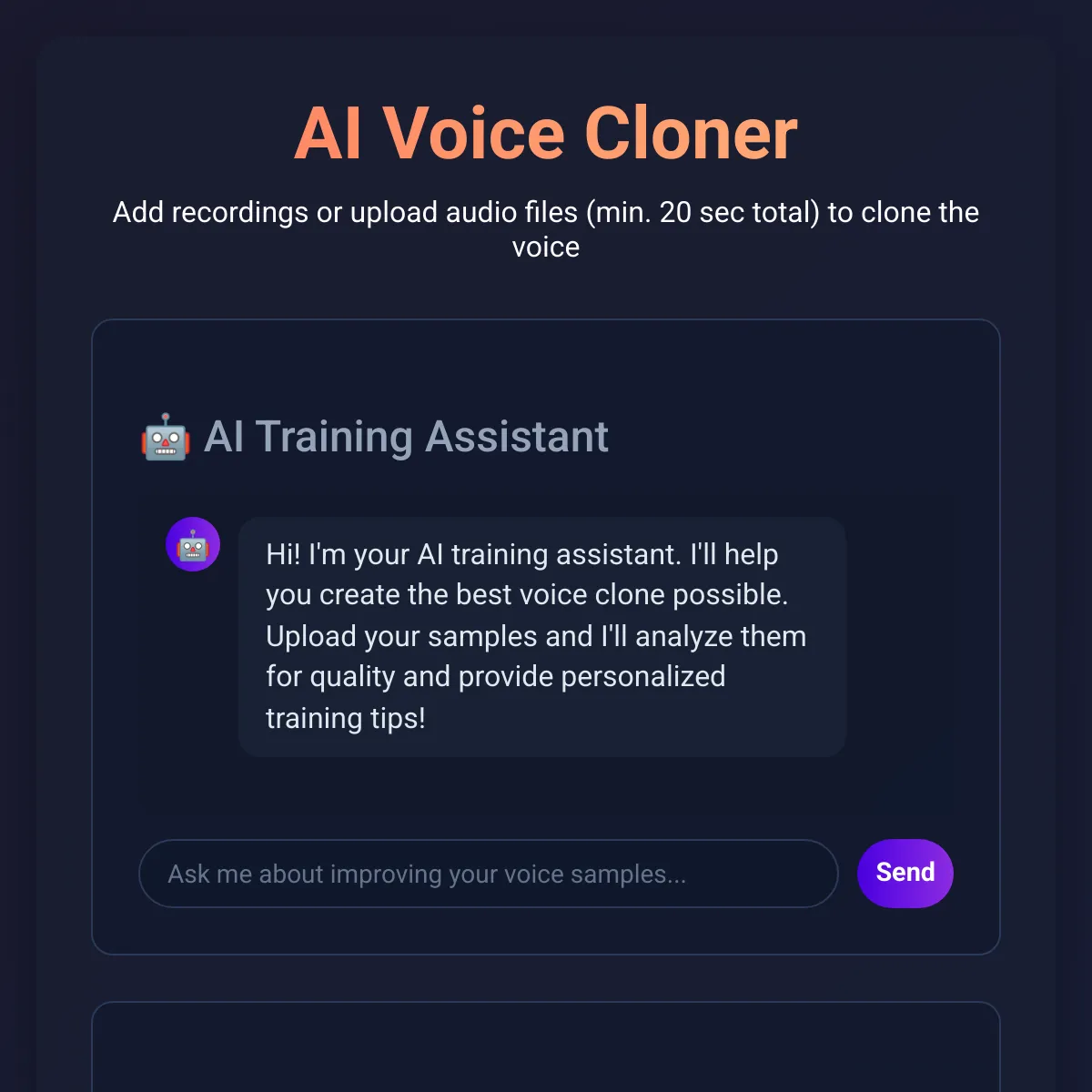 AI Voice Cloner