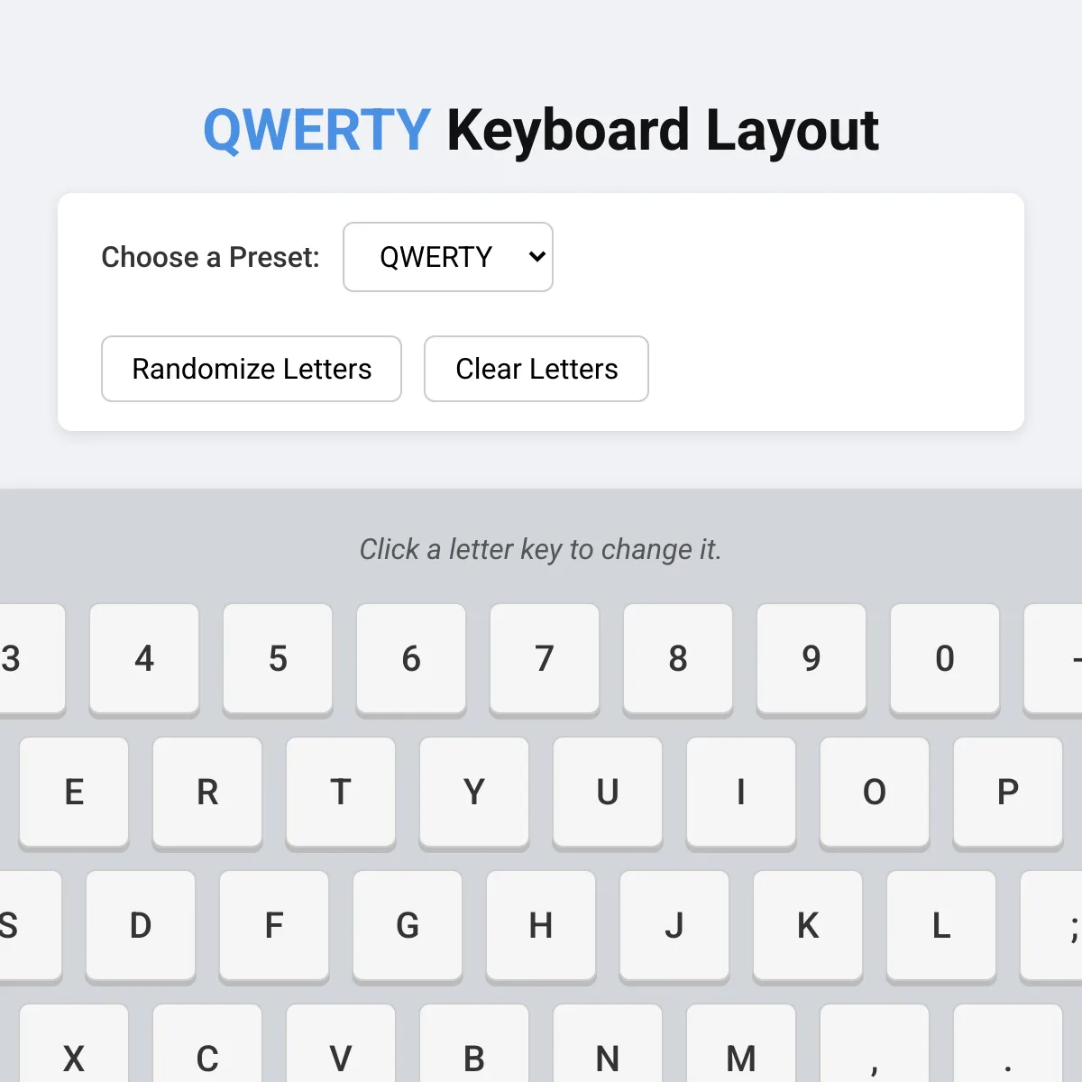 Keyboard Layout Generator