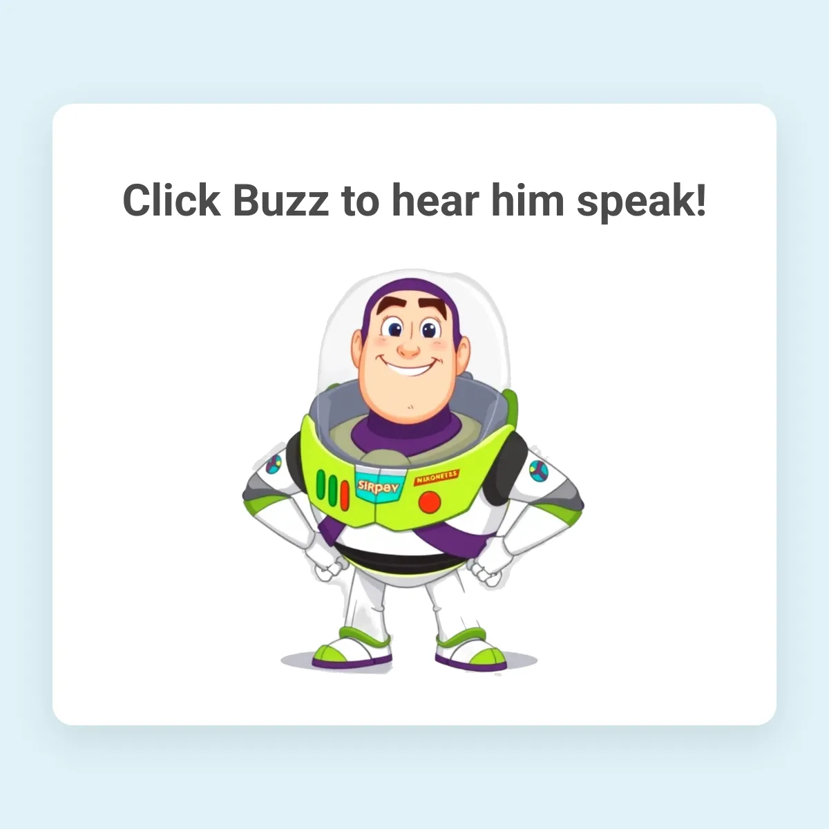Talking Little Buzz