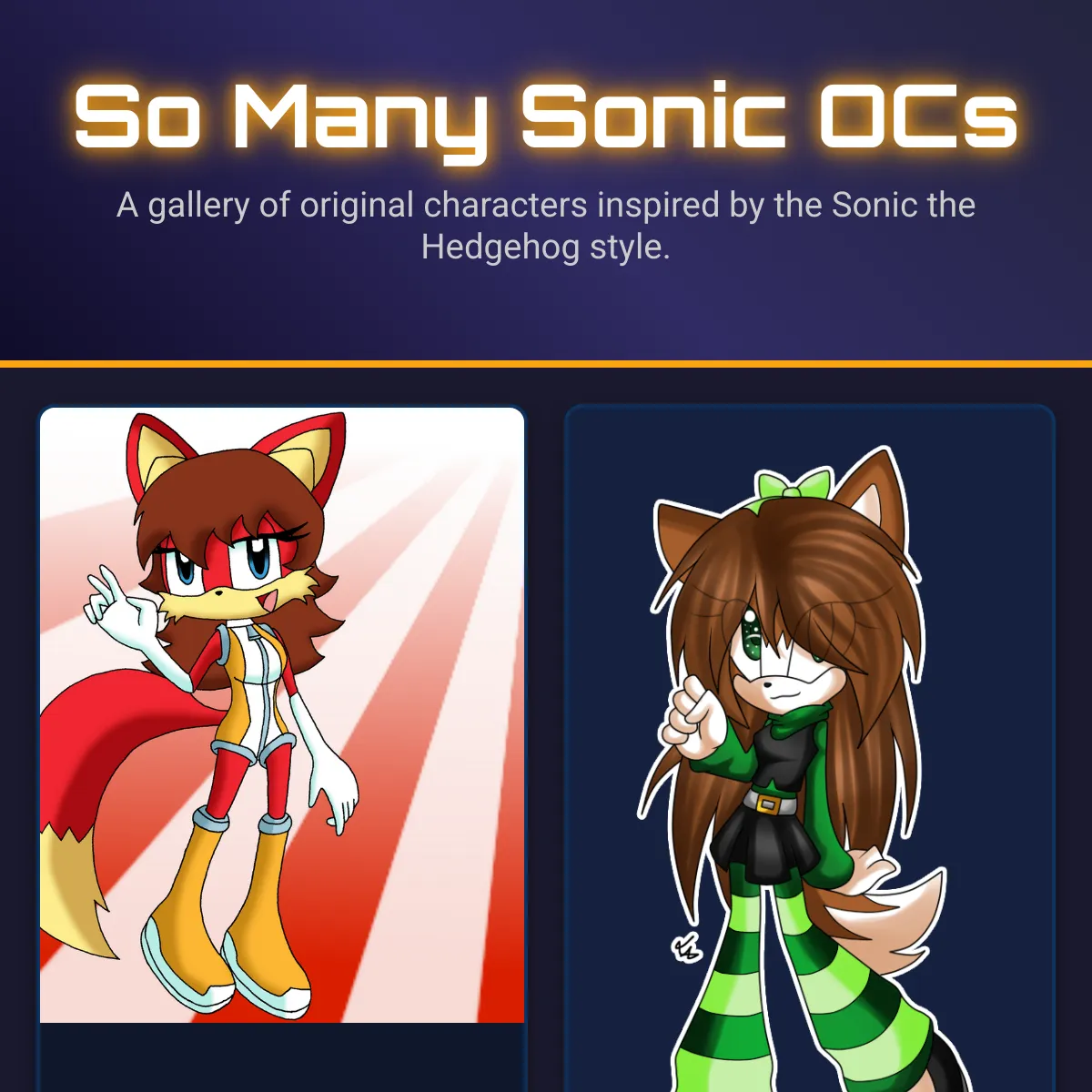 So Many Sonic OCs