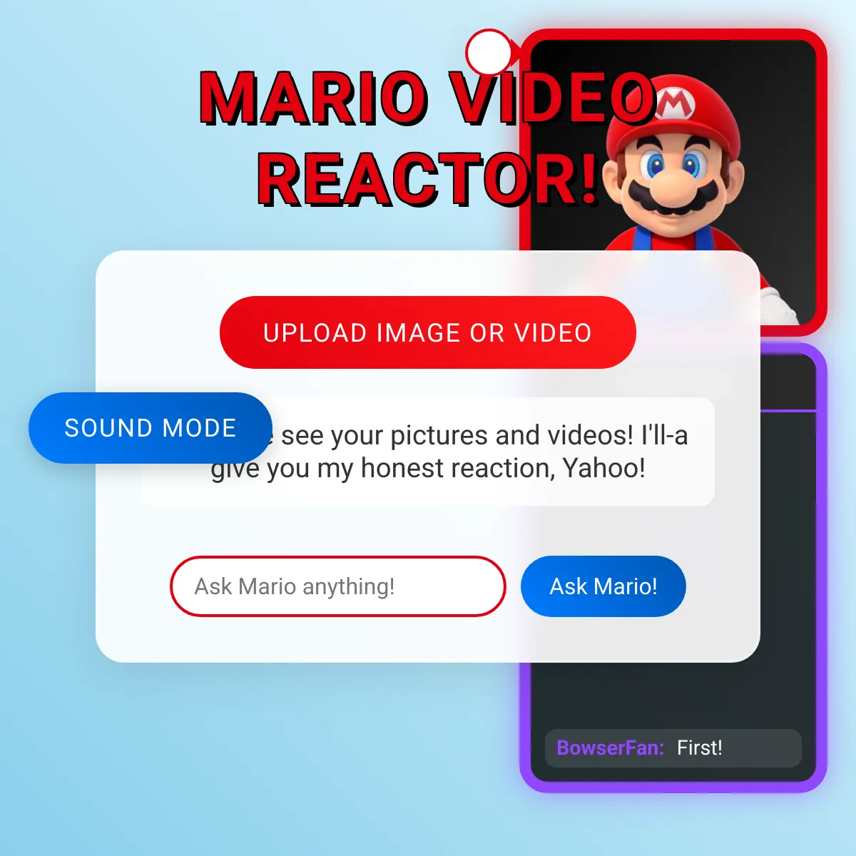 MARIO VIDEO REACTOR