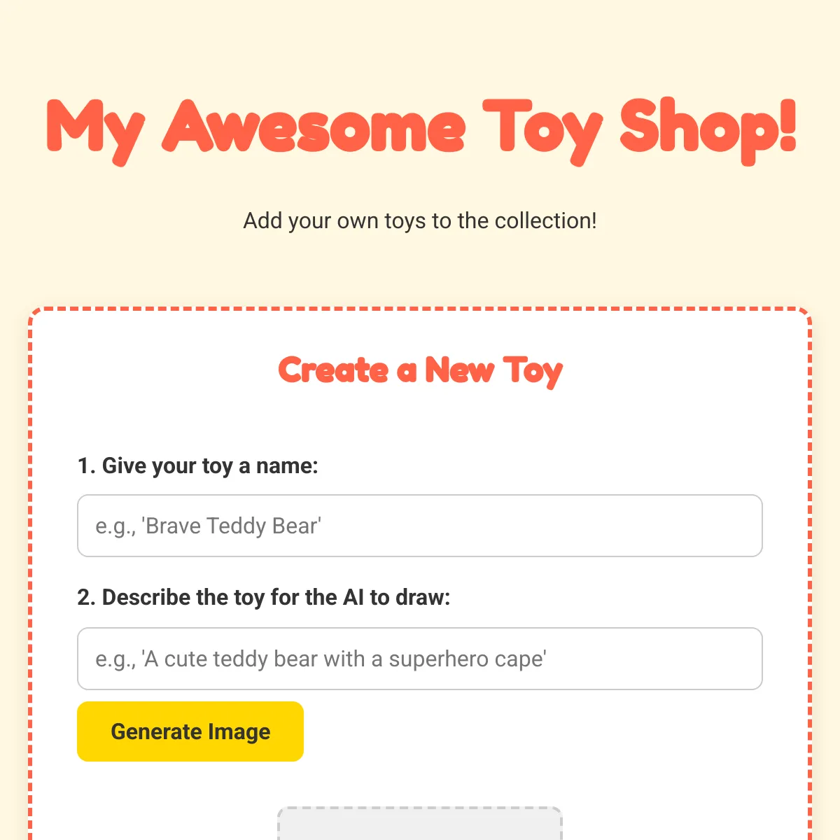 Collaborative Toy Shop