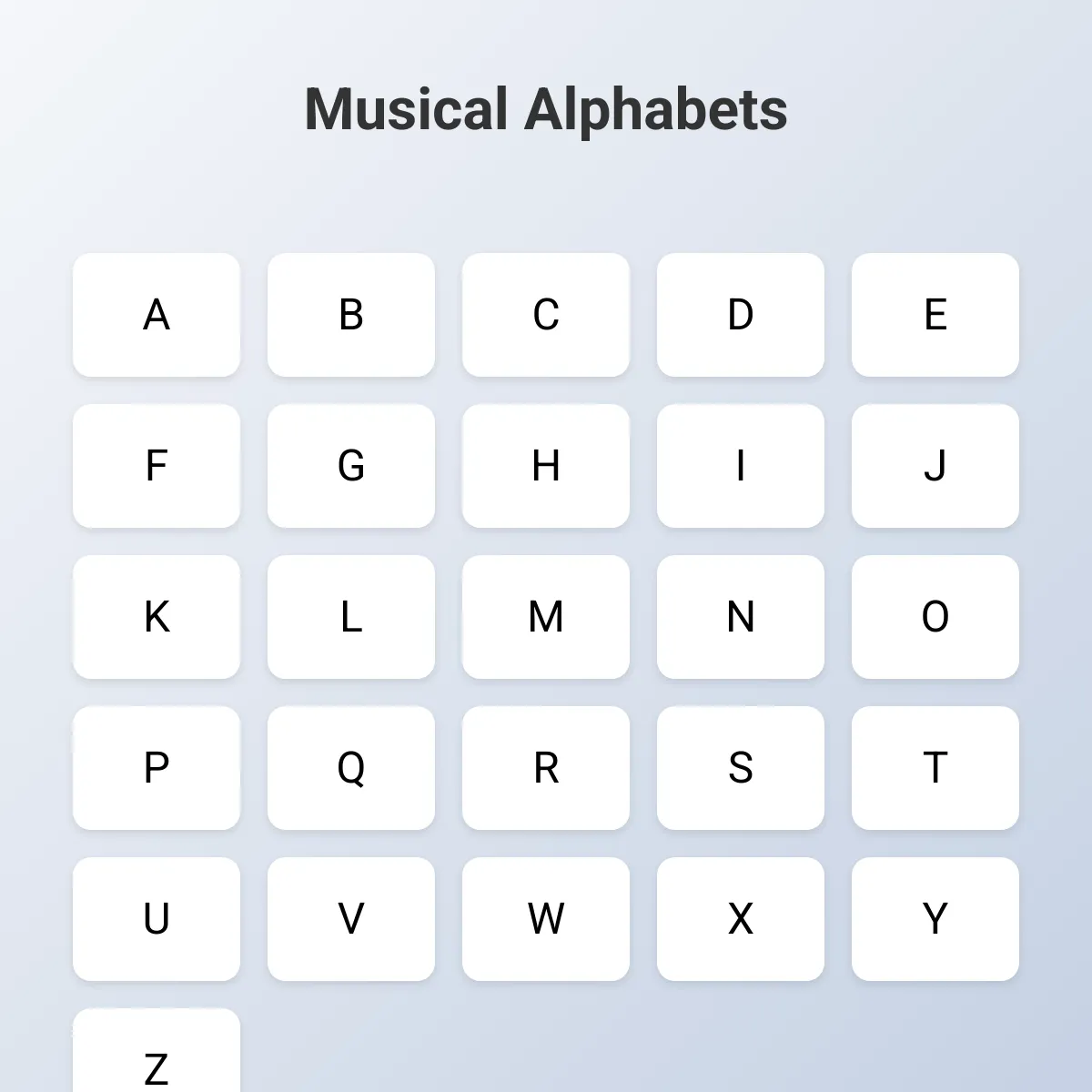 Musical Alphabets