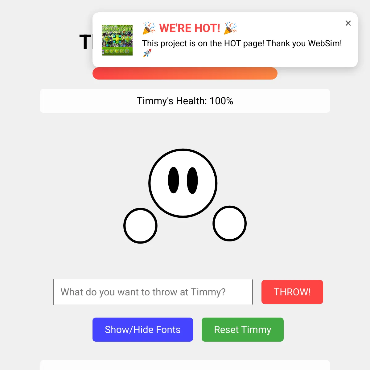 Throw Things At Timmy 2