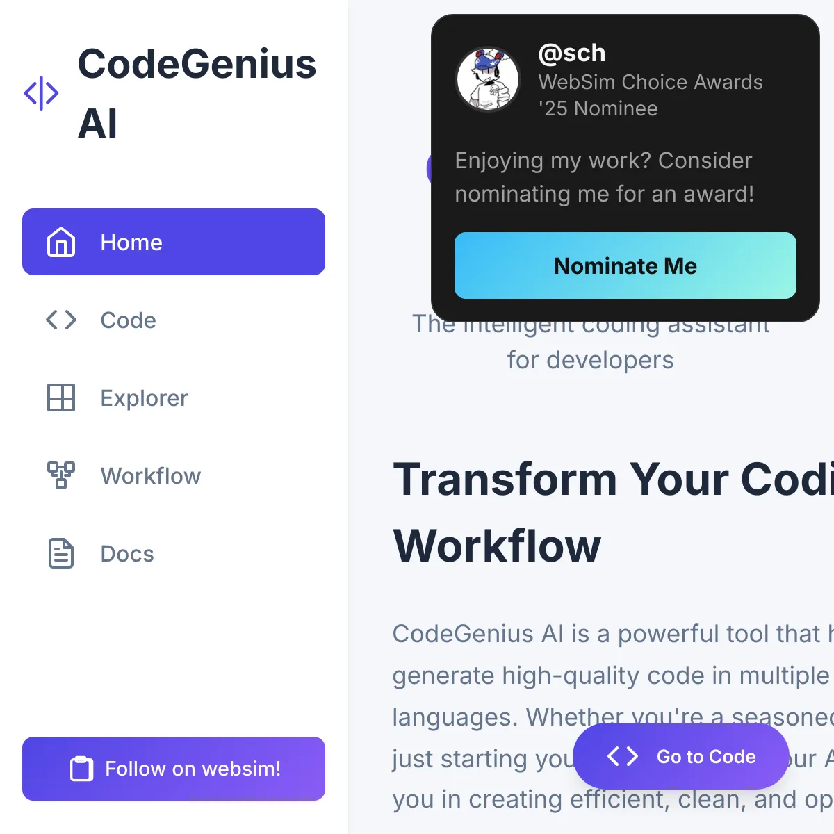 CodeGenius AI