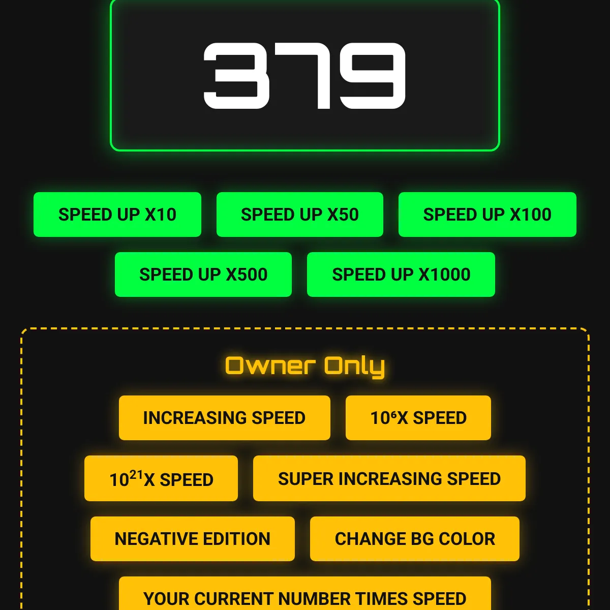 Endless Number Counter 2
