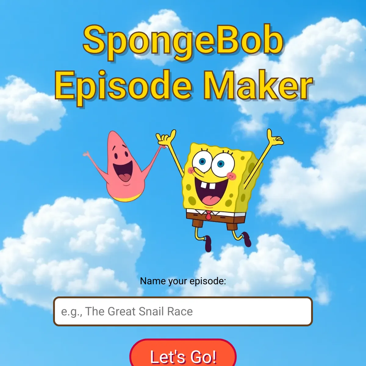 SpongeBob Episode Maker
