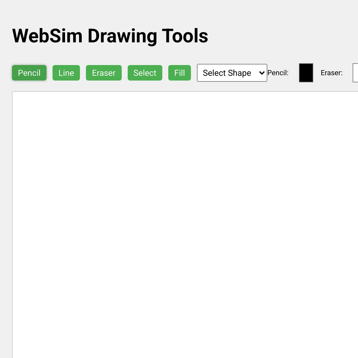 WebSim Drawing Tools