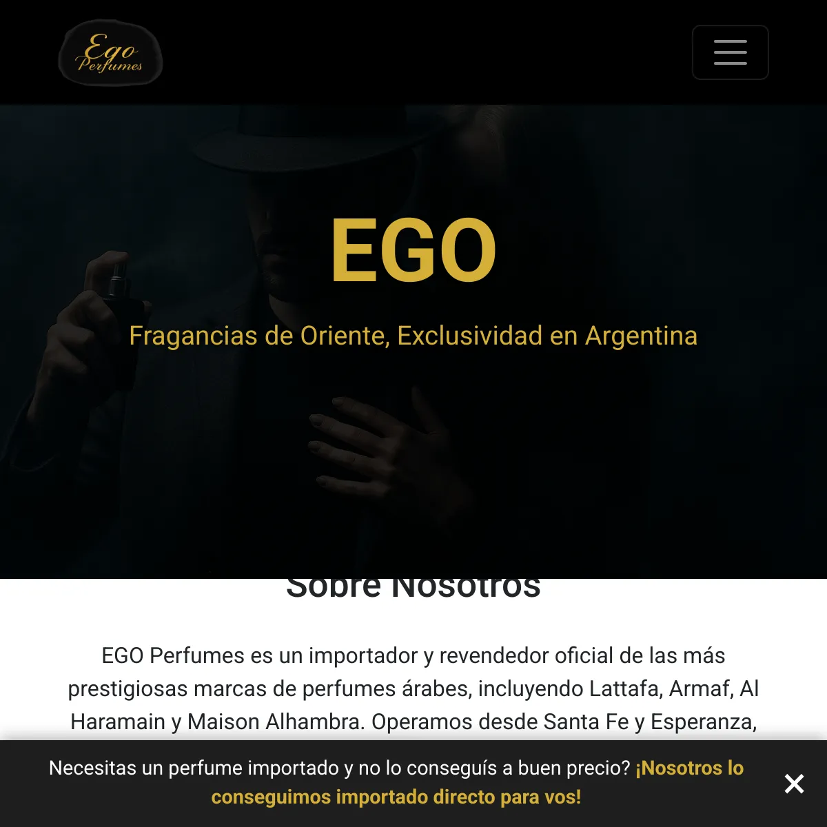 EGO Perfumes - Fragancias de Oriente