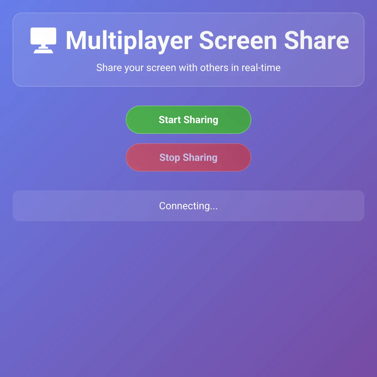 Multiplayer Screen Share