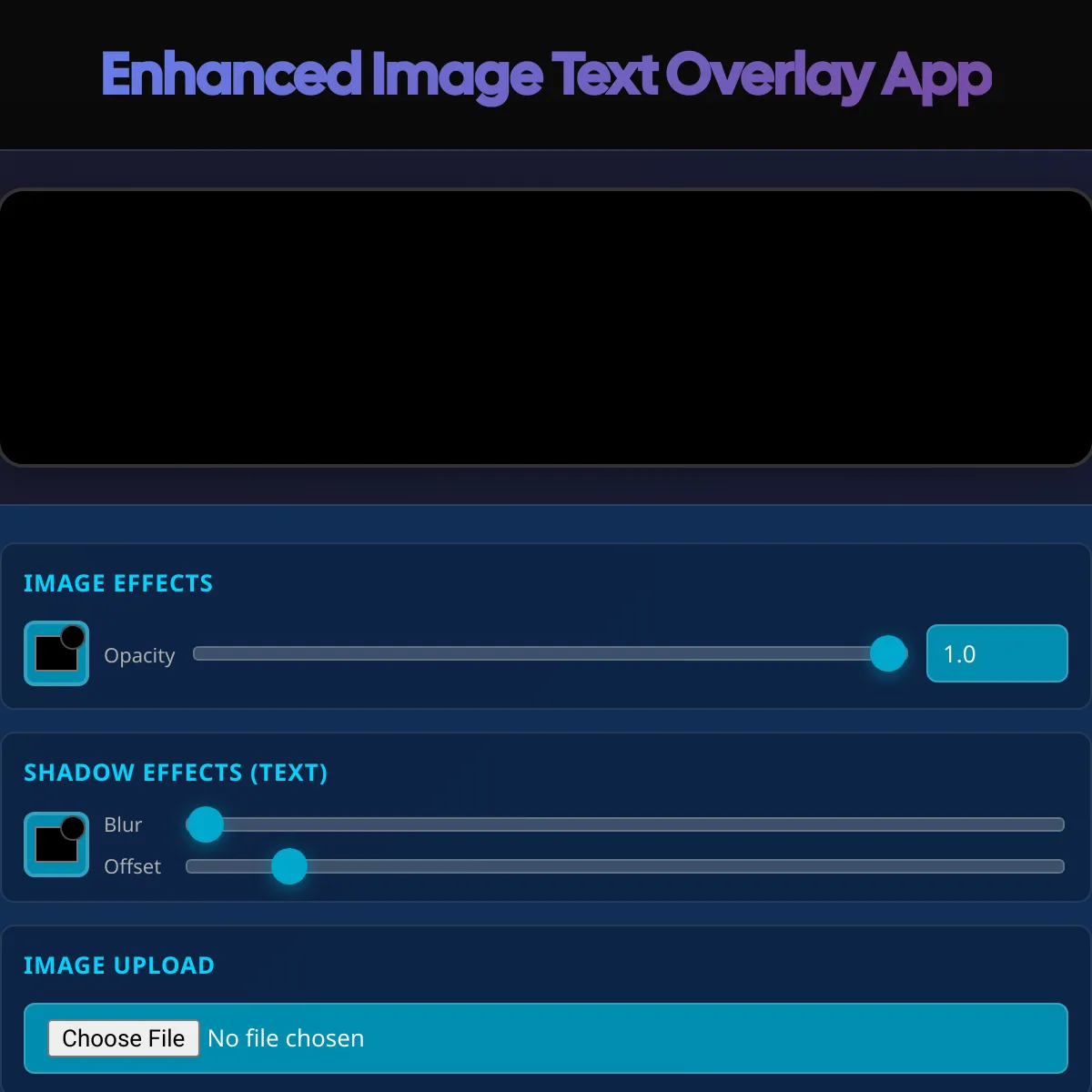 Image Text Overlay App