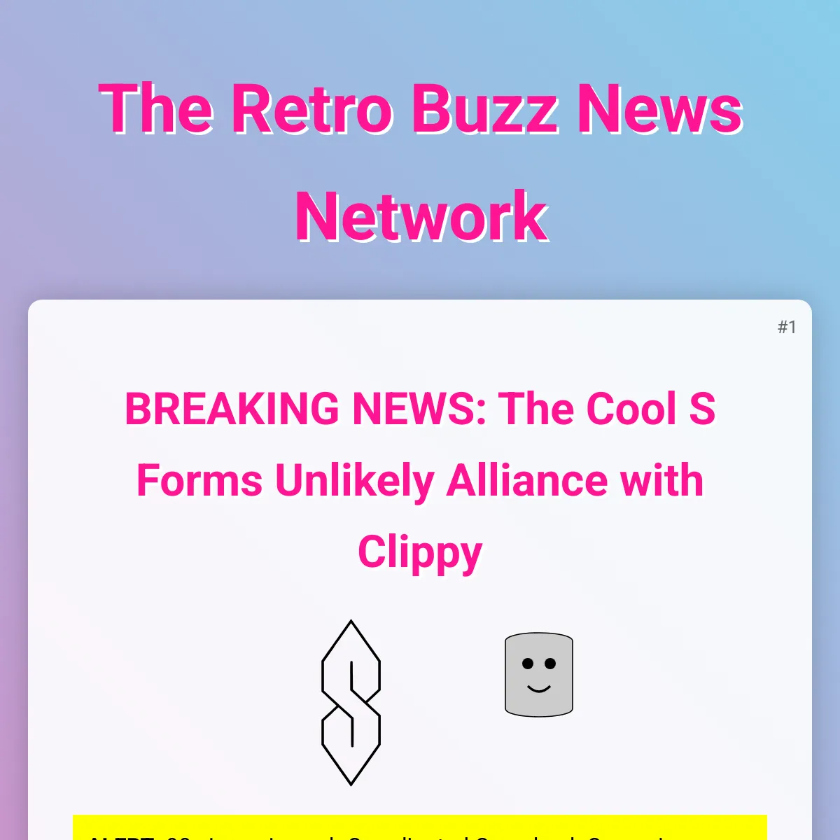 The Retro Buzz News Network