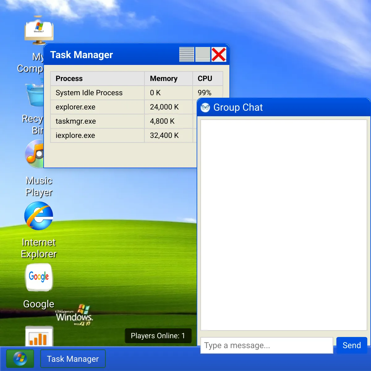 Windows Online Multiplayer