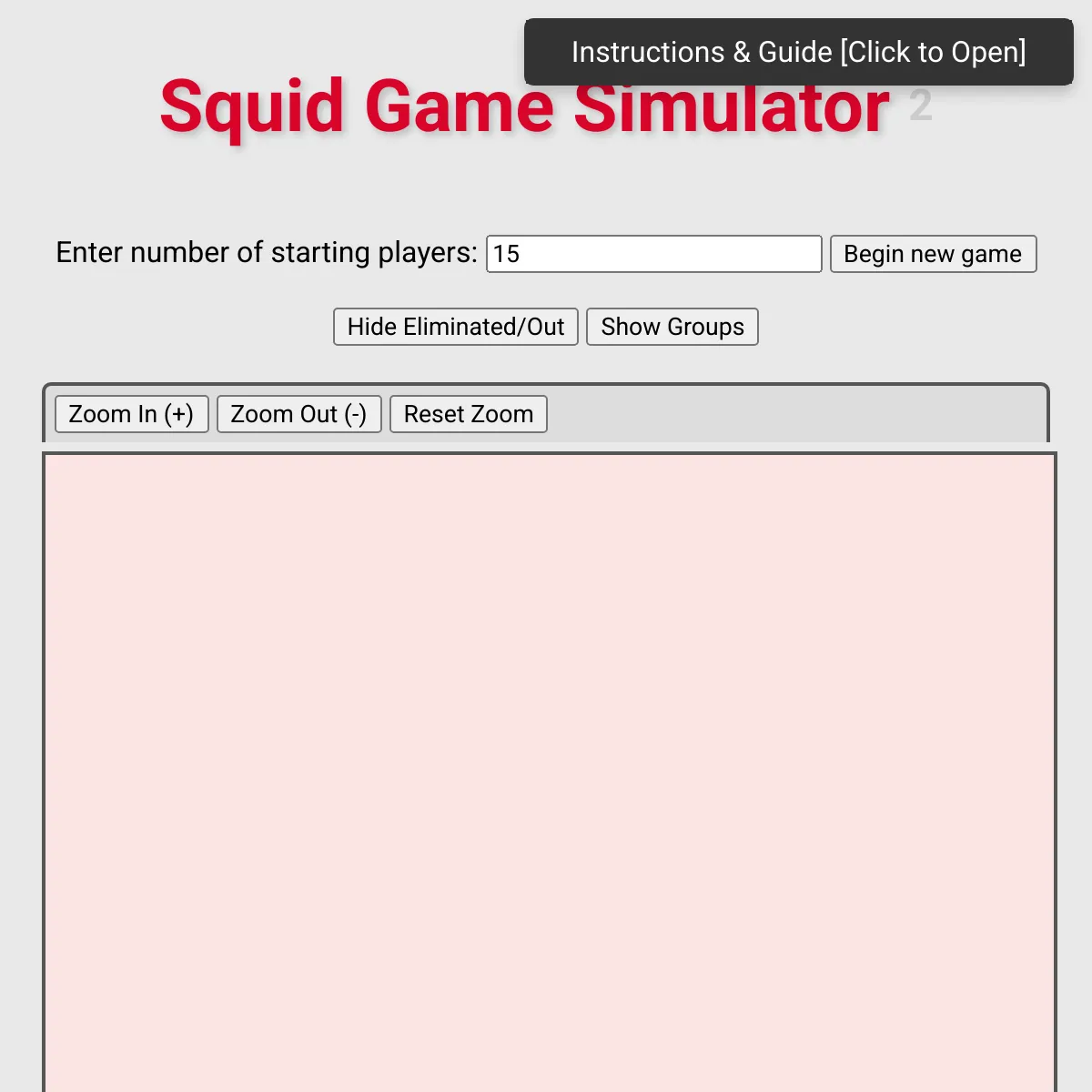 Squid Game Simulator