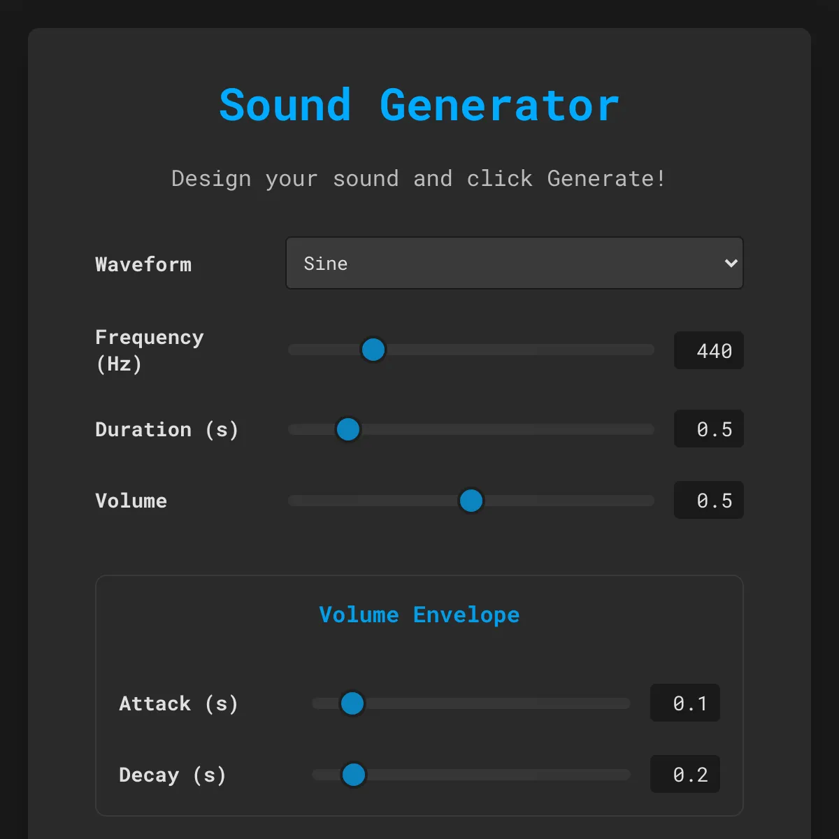 Sound Generator