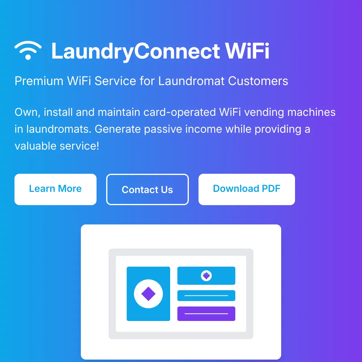LaundryConnect WiFi - Premium WiFi for Laundromats