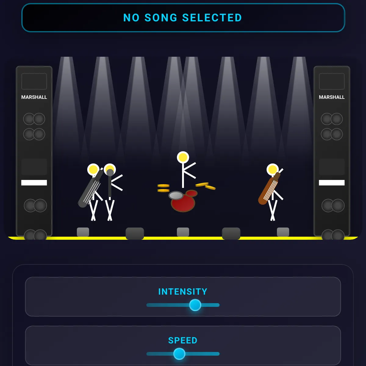 Stick Figure Rock Band Simulator