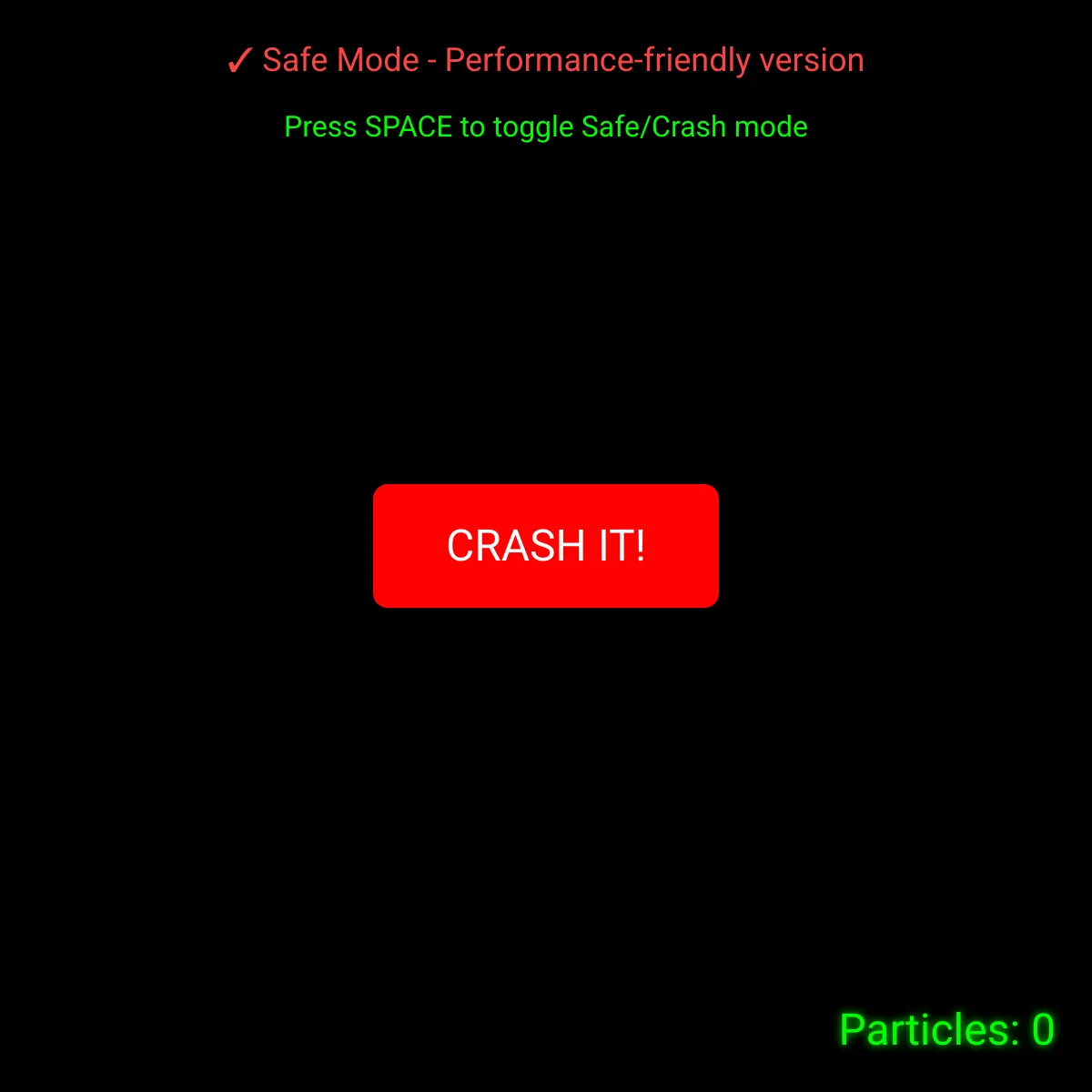 PC Crasher 3000 (Safe Mode)