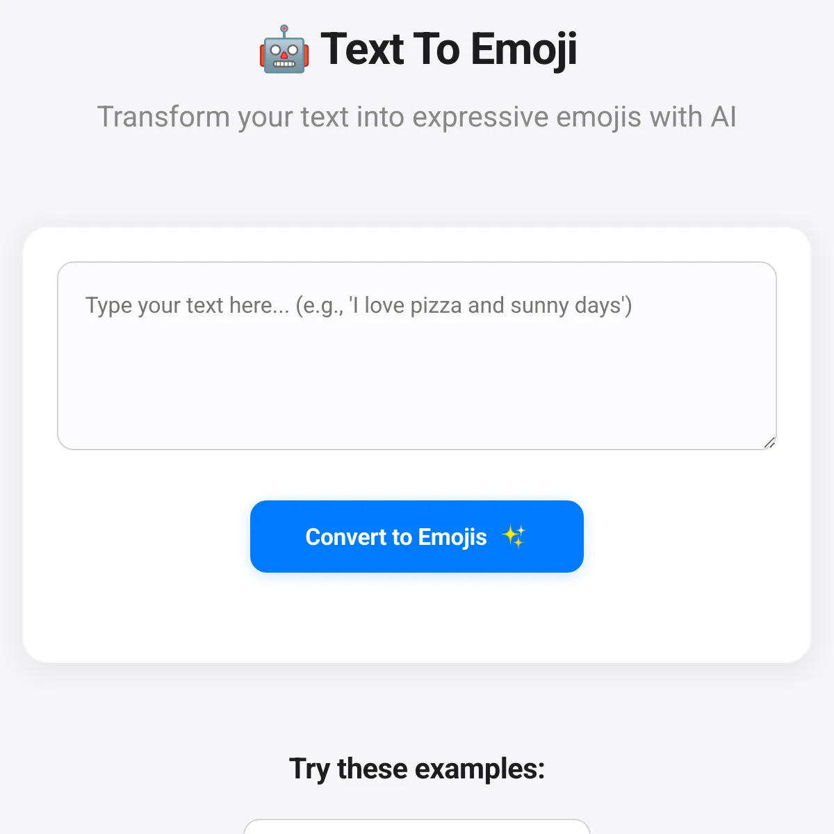 Text To Emoji
