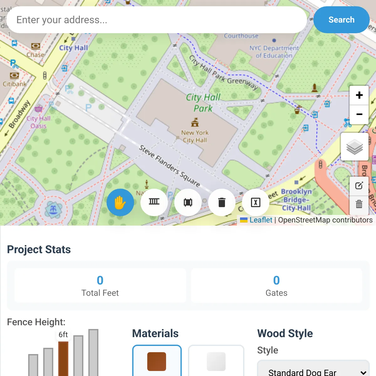 Interactive Fence Designer