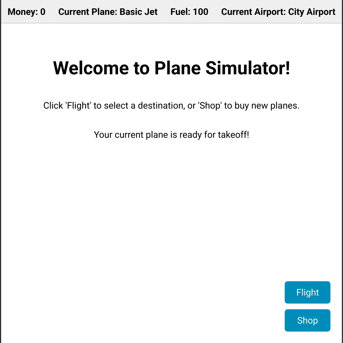 Plane Simulator ig