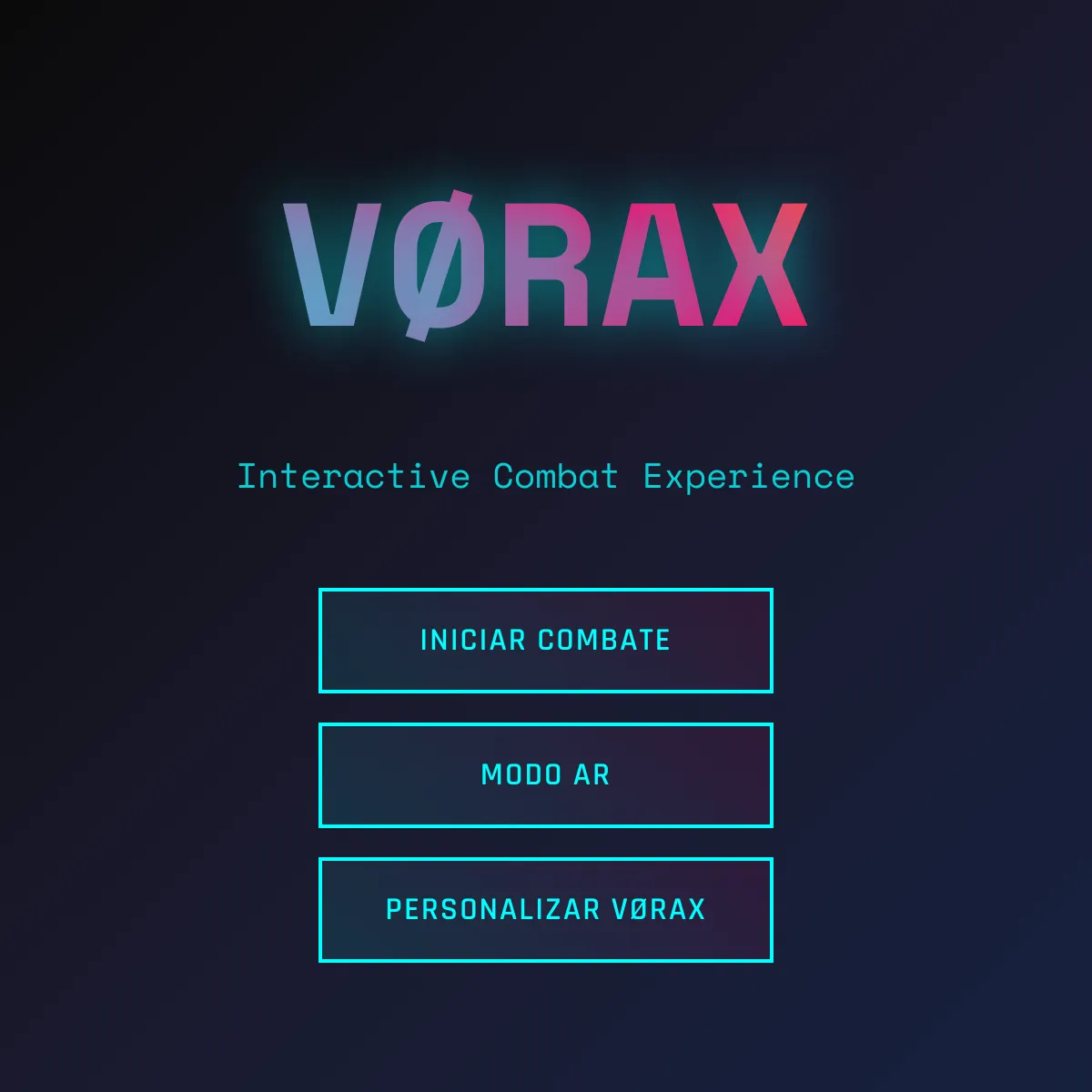 VØRAX - Interactive Combat Experience